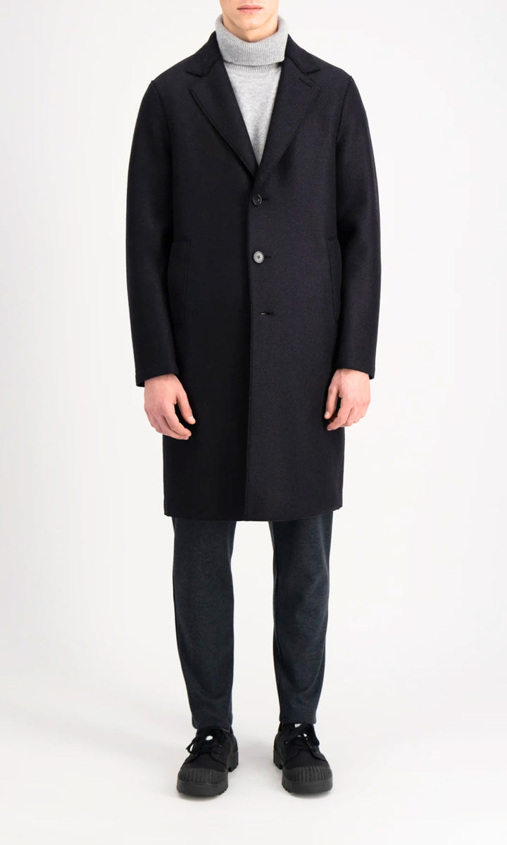 HARRIS WHARF LONDON | Pressed Wool Overcoat – SAINTE The Store